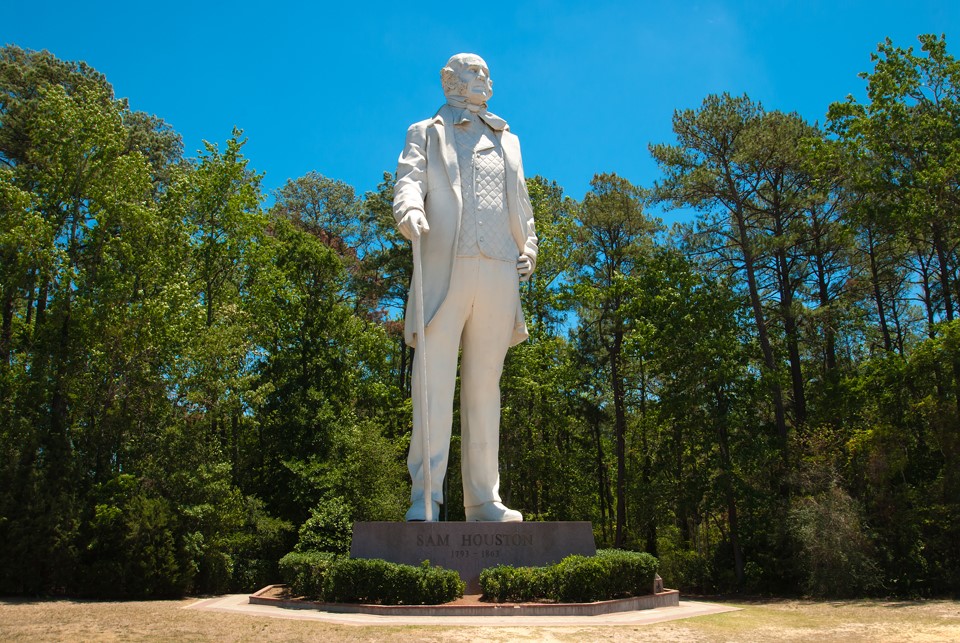 Locations Hub - Sam Houston Statue